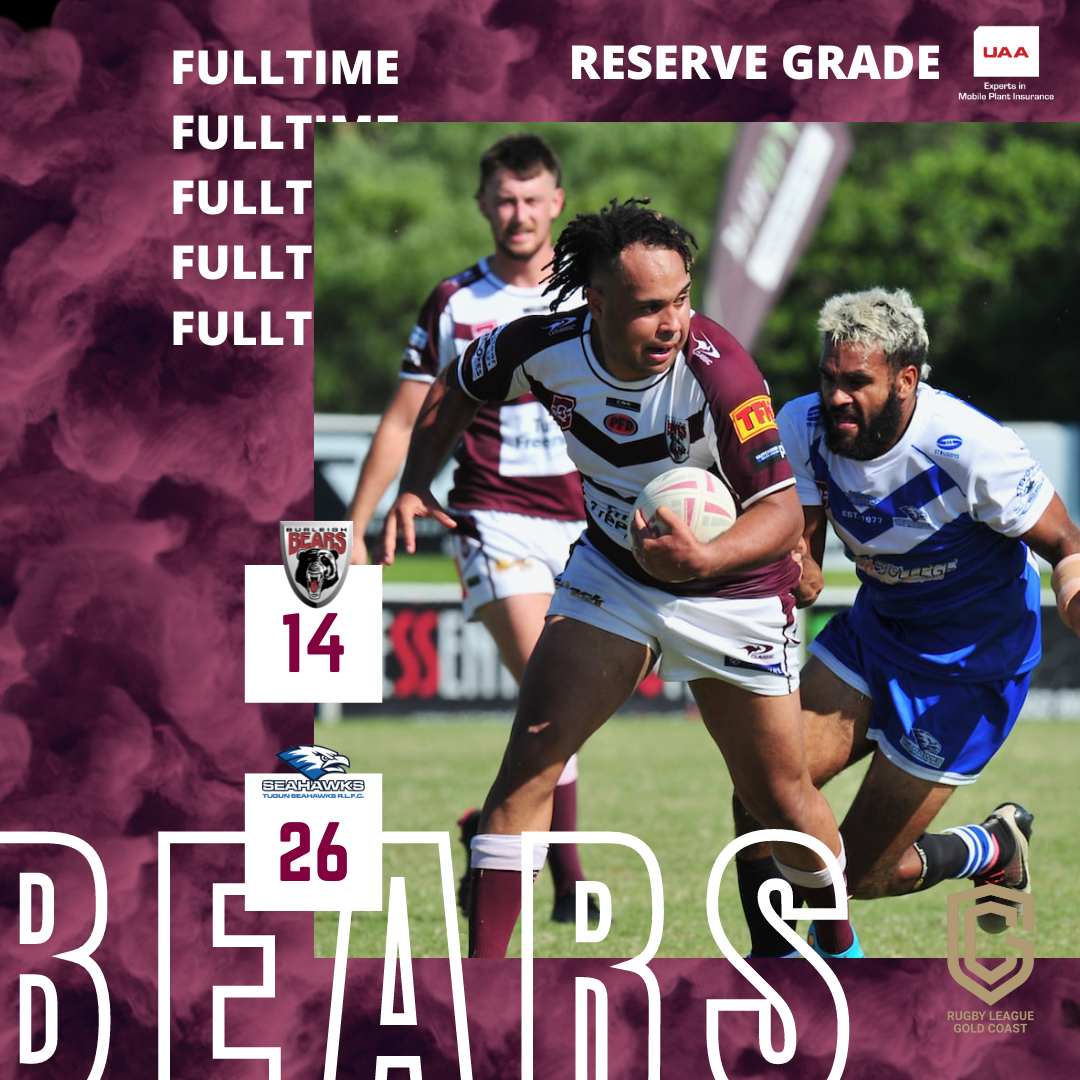 RLGC Reserve Grade Results - burleighbears