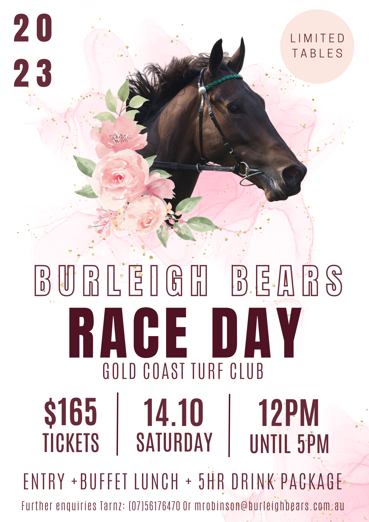 Join us for our annual Burleigh Bears Race Day - burleighbears