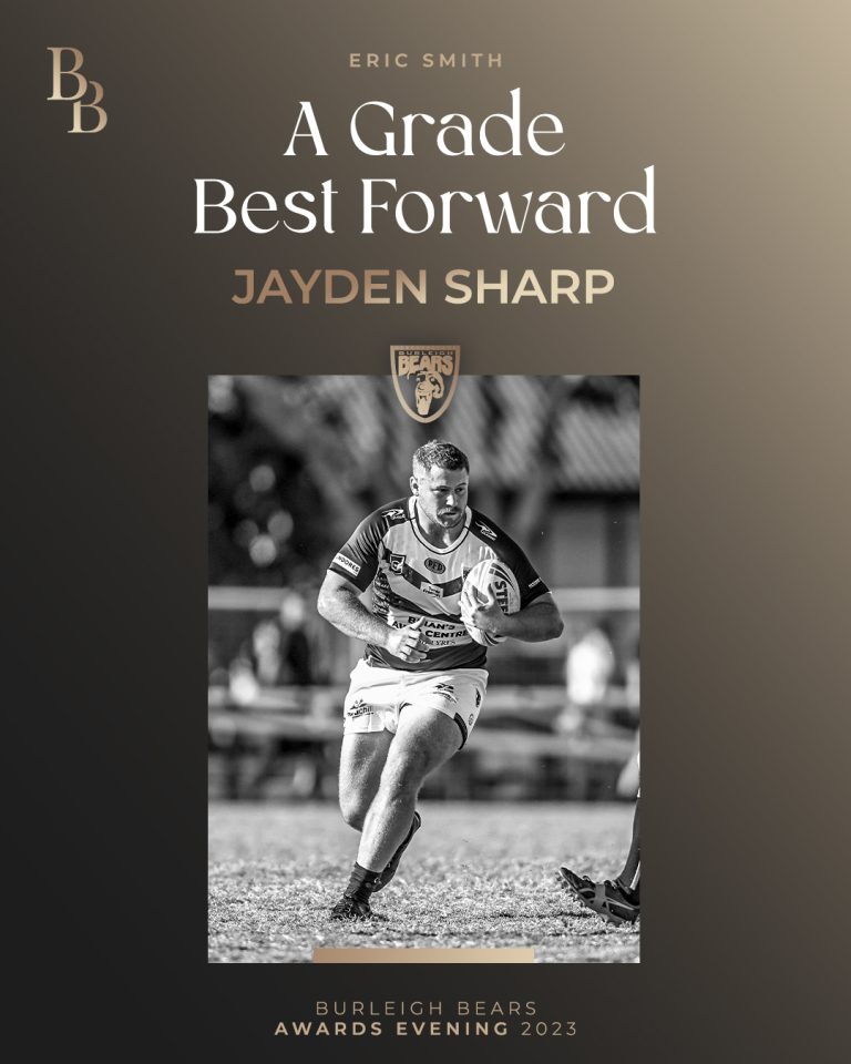 2023 A Grade Best Forward - burleighbears