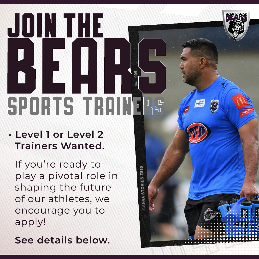 Level 1 & Level 2 Sports Trainers - burleighbears