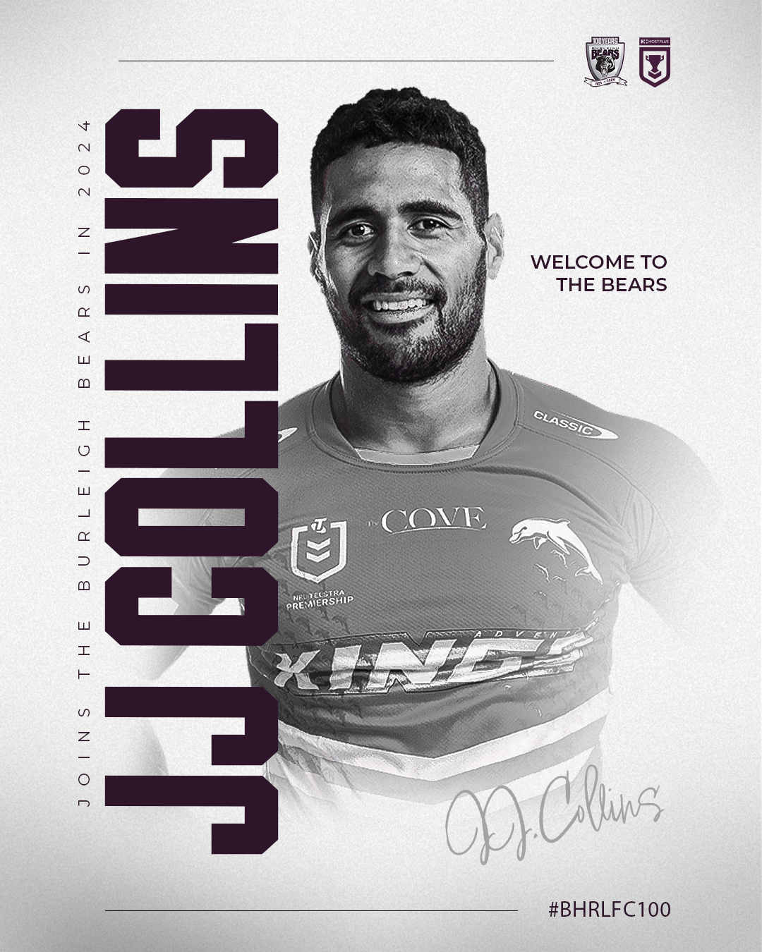 Welcome to the Bears JJ! - burleighbears