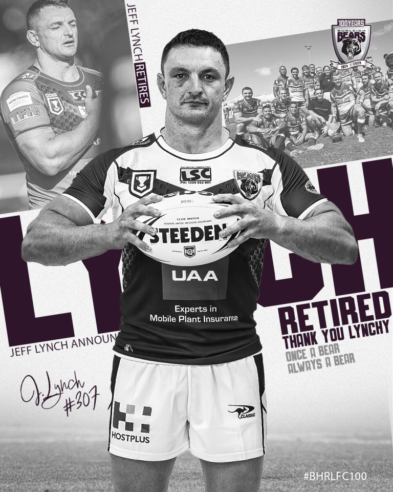 Lynchy Retires - burleighbears