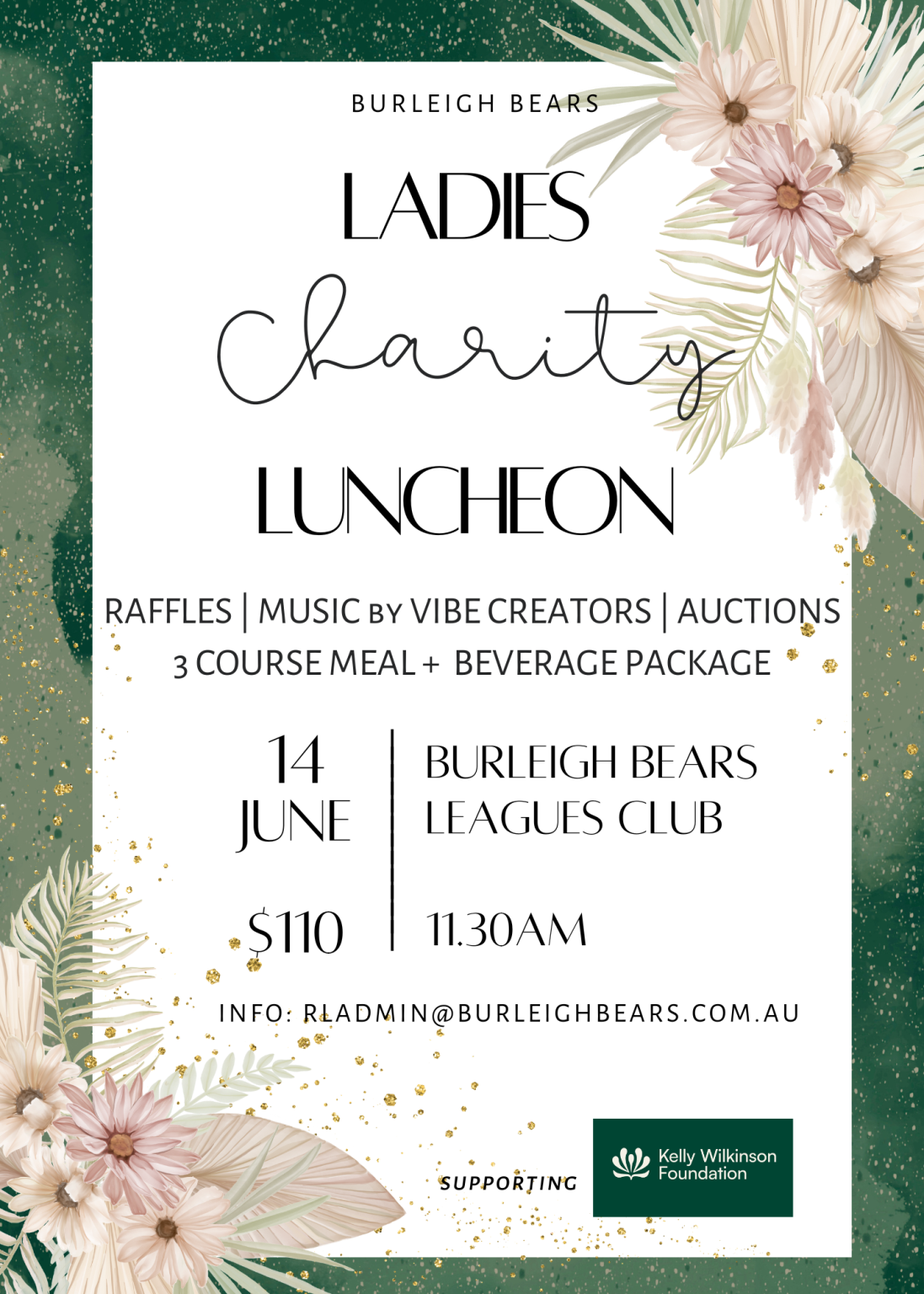 2024 Ladies Charity Luncheon - burleighbears